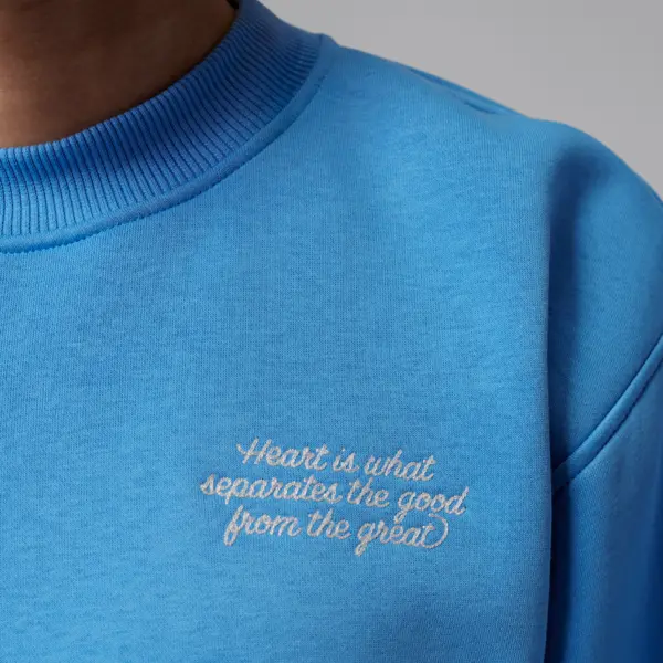 JORDAN Brooklyn Fleece Cropped Crew-neck Sweatshirt