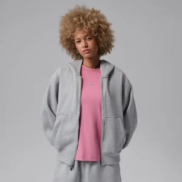 JORDAN Brooklyn Full-zip Hoodie - Grey