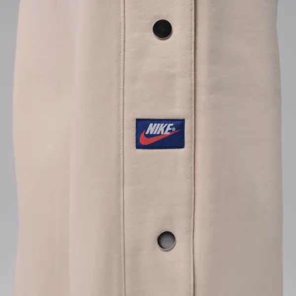 JORDAN Flight Fleece French Terry Snap Pants - White