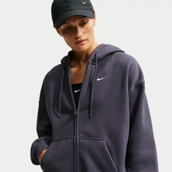 Nike Studio Fleece Oversized Full-zip Hoodie