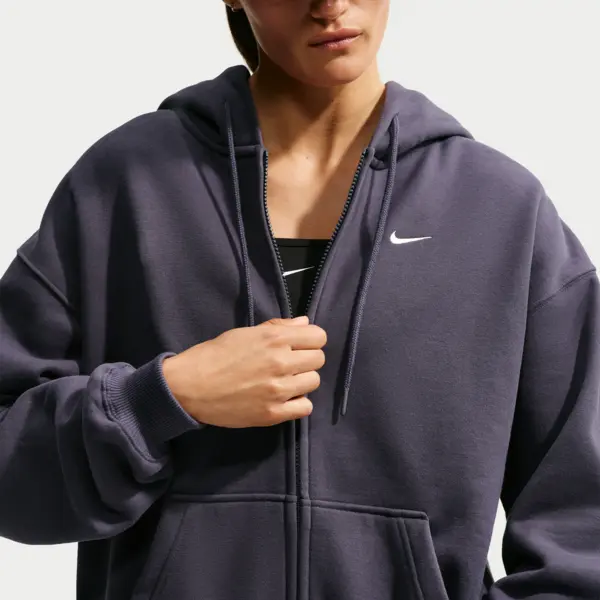 Nike Studio Fleece Oversized Full-zip Hoodie