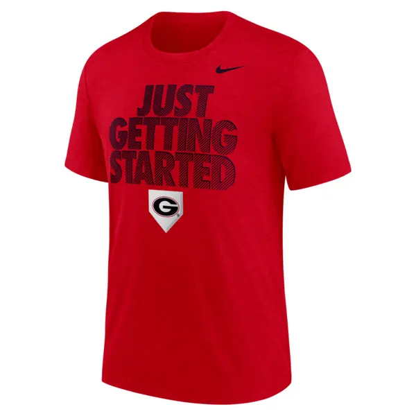 Nike College Short-sleeve Baseball T-shirt - Red