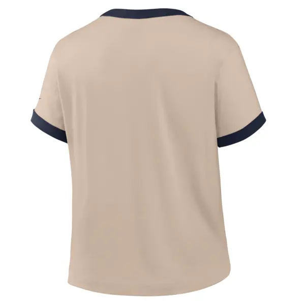 Nike New York Giants Rewind Ringer Cropped T-shirt