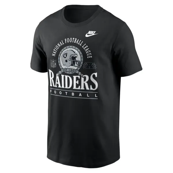 Nike Las Vegas Raiders Rewind Essential Nfl T-shirt - Black