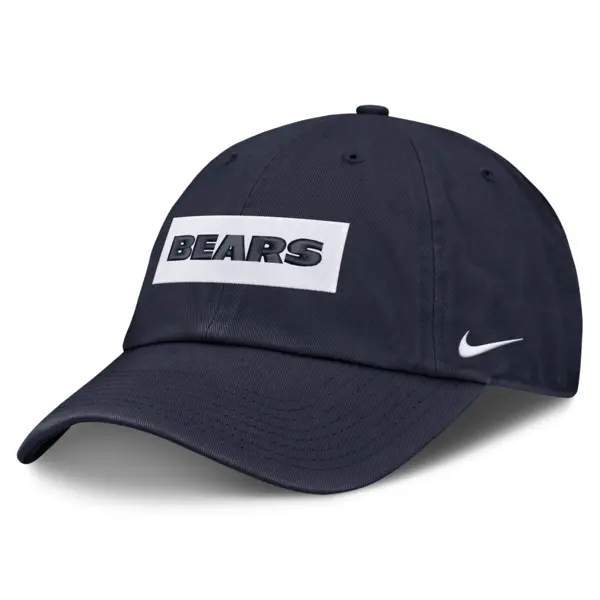 Nike Chicago Bears Primetime Club Wordmark Nfl Adjustable Hat