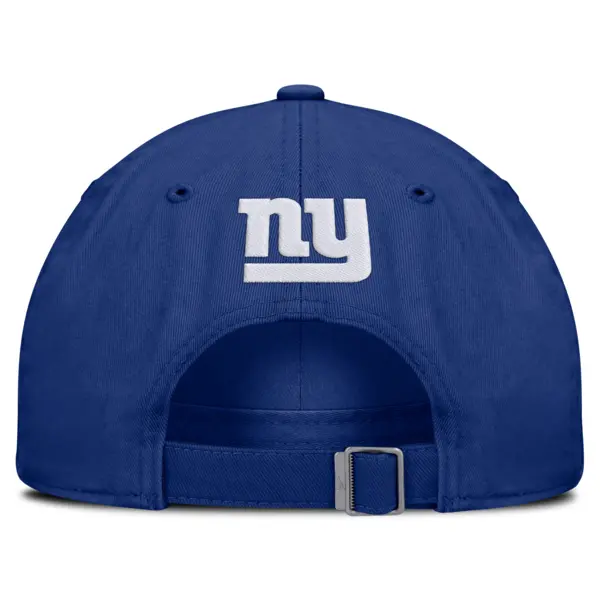 Nike New York Giants Club Wordmark Nfl Cap - Blue