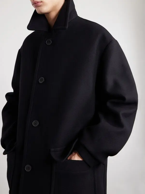 Dries Van Noten Oversized Wool-blend Coat