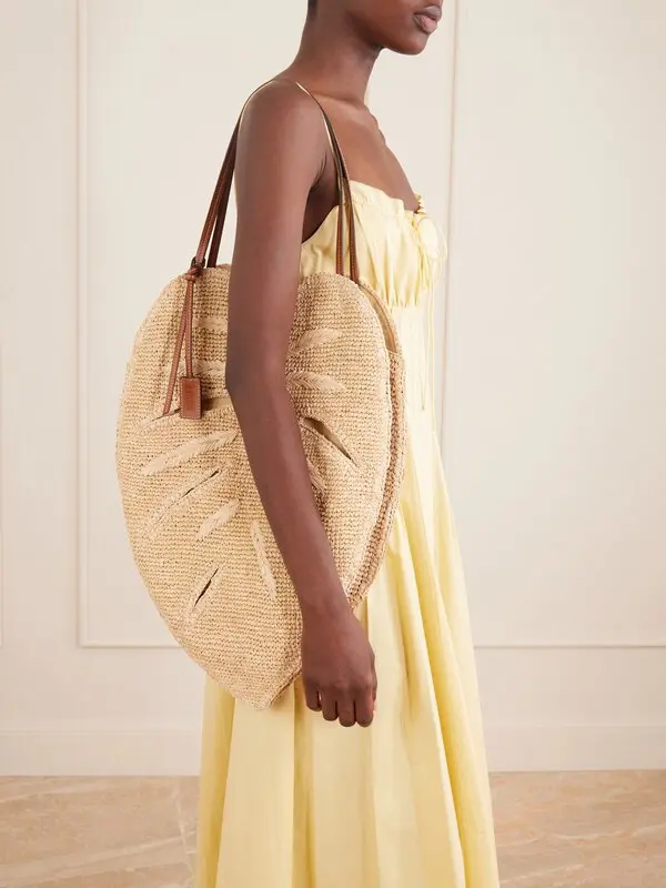 Staud Palm Raffia Tote