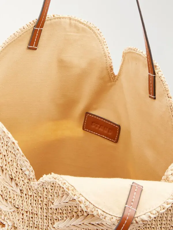 Staud Palm Raffia Tote