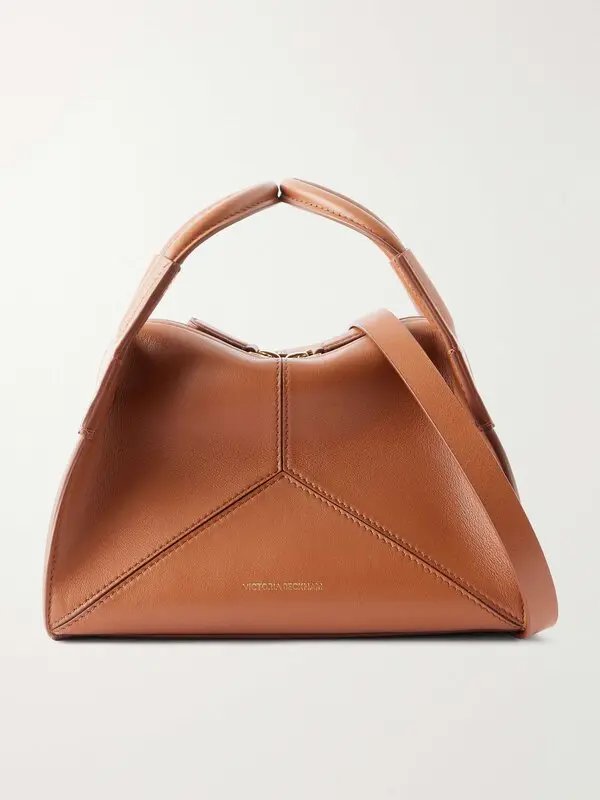 Victoria Beckham Plié Mini Leather Shoulder Bag