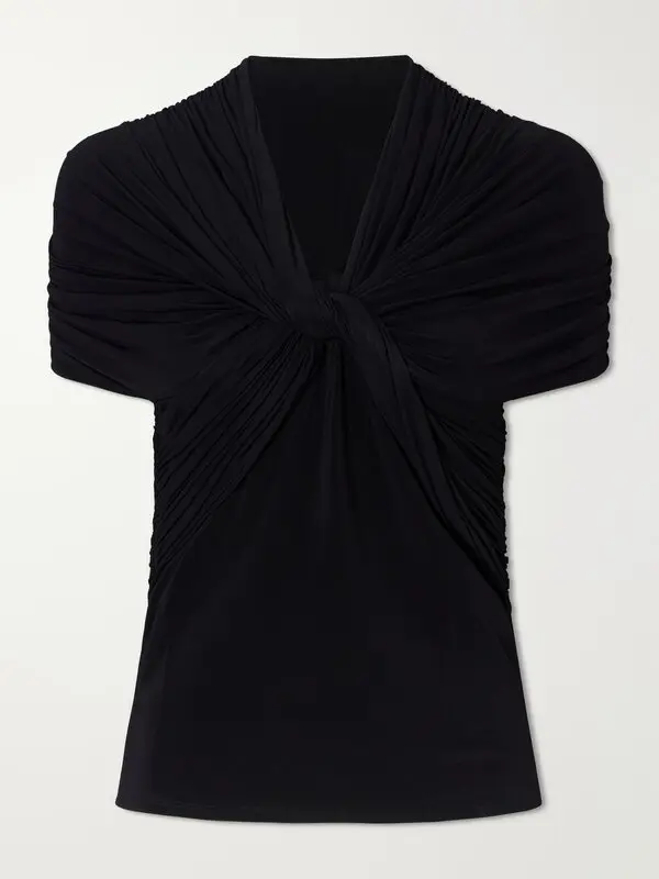 Tove Hadara Stretch-jersey Top - Black
