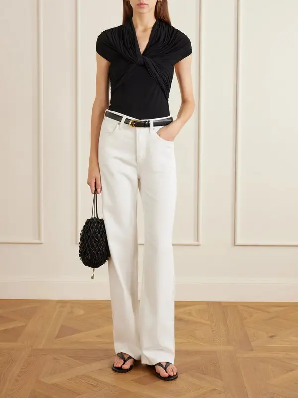 Tove Hadara Stretch-jersey Top - Black