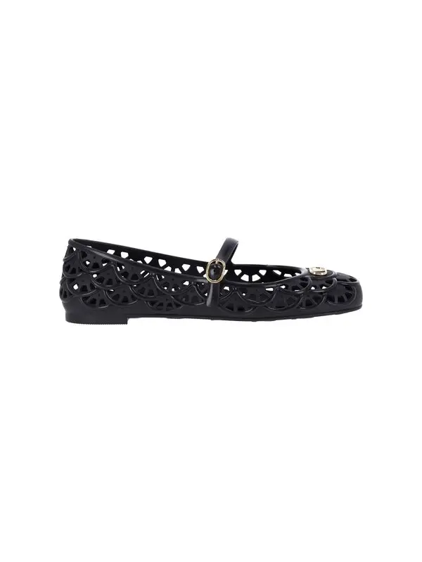 Valentino Garavani Ballet Flats "ondette - Black