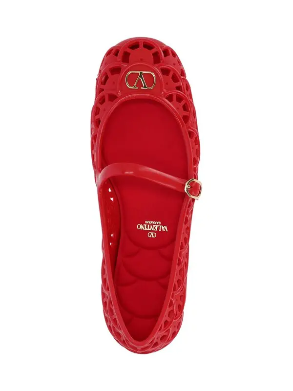 Valentino Garavani Ballet Flats "ondette - Red