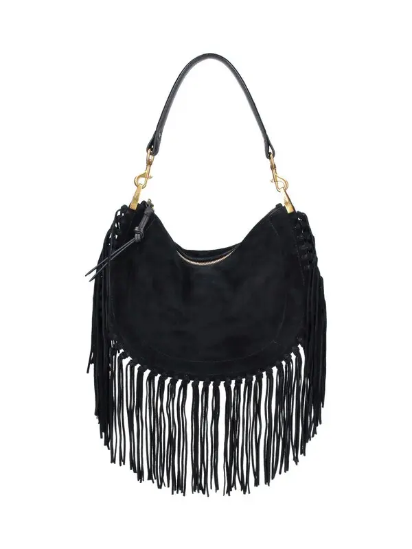 Isabel Marant Étoile Oskan Soft Shoulder Bag - Black