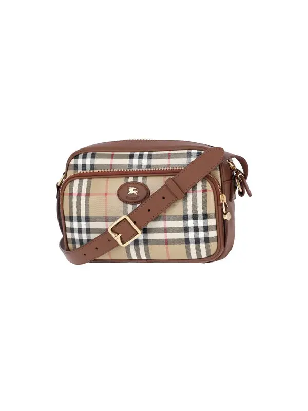 Burberry Pocket Check" Shoulder Bag