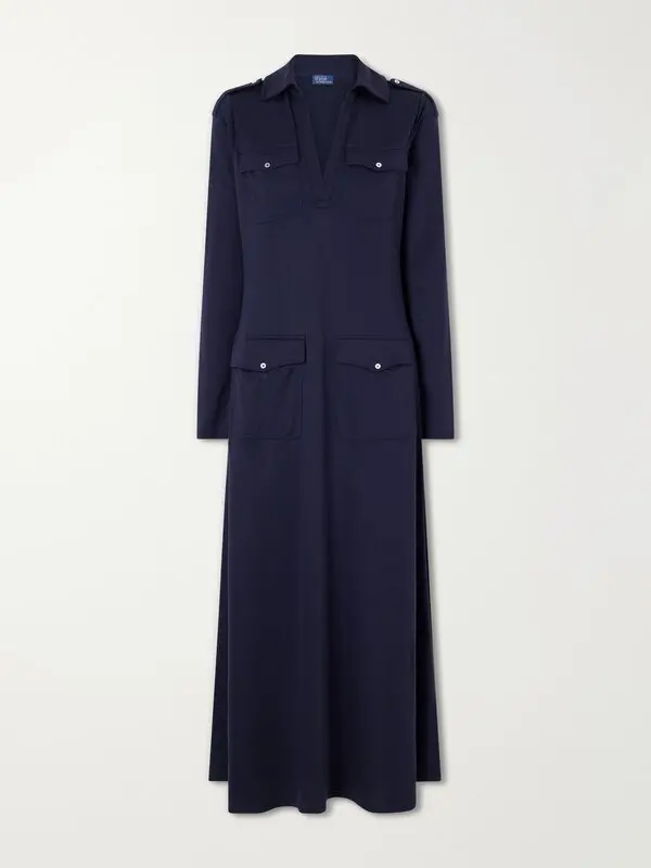 Polo Ralph Lauren Stretch-jersey Midi Dress