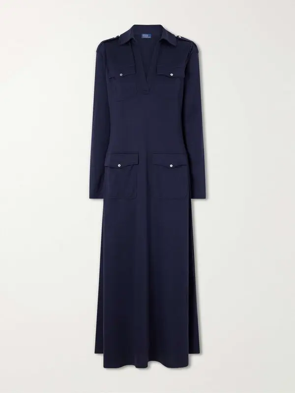 Polo Ralph Lauren Stretch-jersey Midi Dress