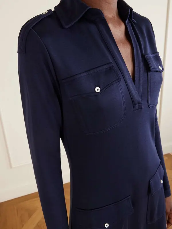 Polo Ralph Lauren Stretch-jersey Midi Dress