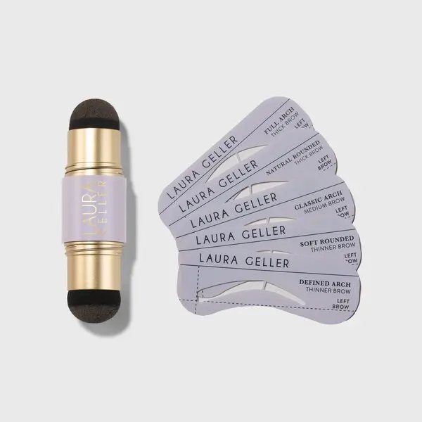 Laura Geller Beauty Root Touch Up Brow Makeup Duo - Dark Brown