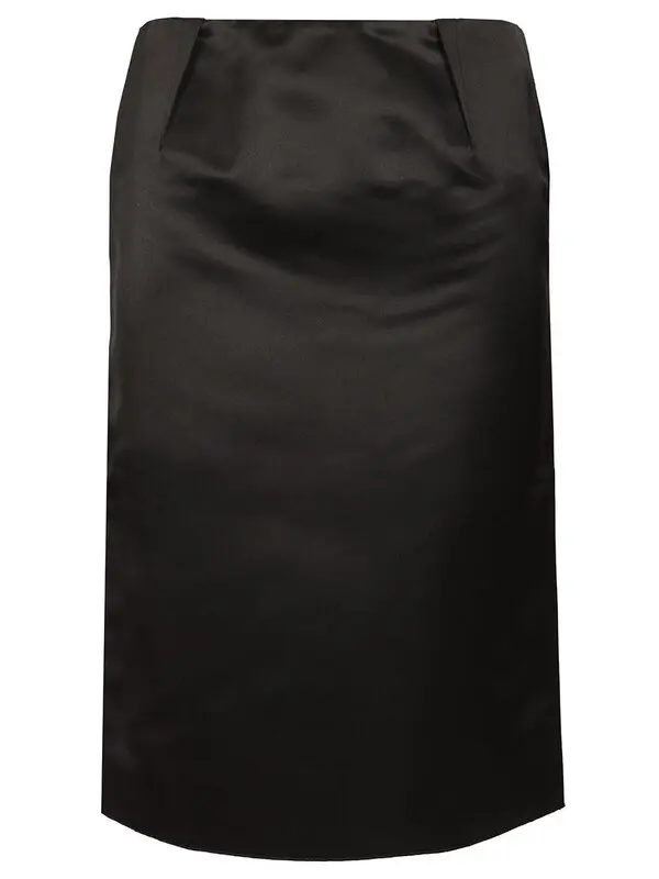 TOTEME Duchess Pencil Skirt - Black