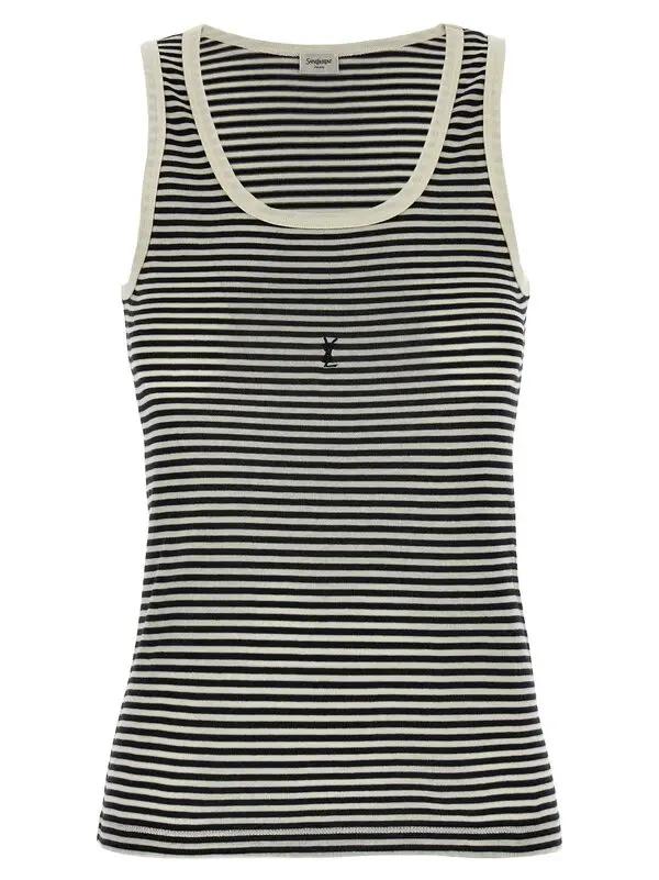Saint Laurent Cassandra Tank Top - Multicolor