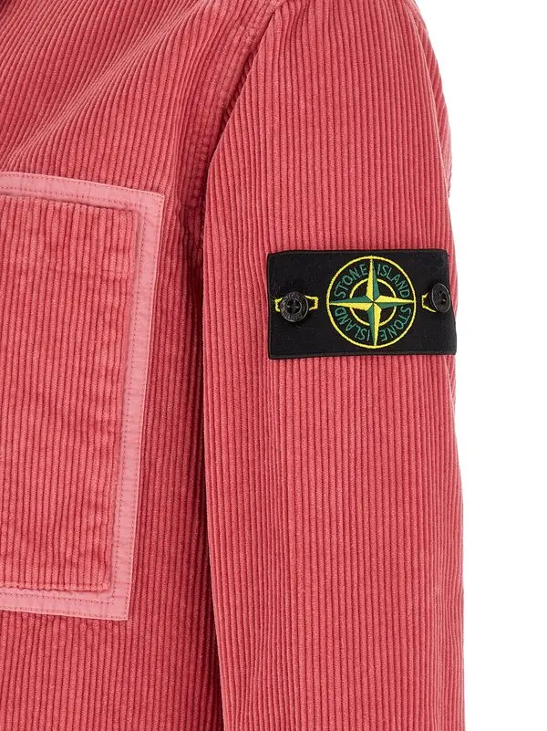 Stone Island 1200016' Overshirt - Pink