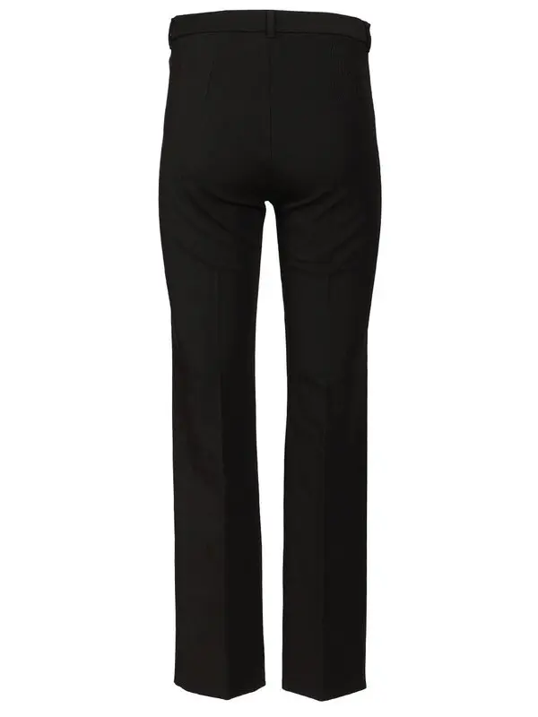 Max Mara Slim Fit Stretch Cotton Blend Trousers