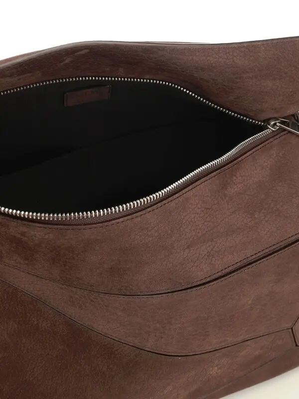 Loewe Large Puzzle Bag - Brown