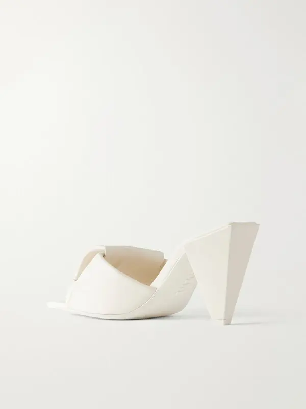 Loewe Origami Slide 85 Leather Sandals
