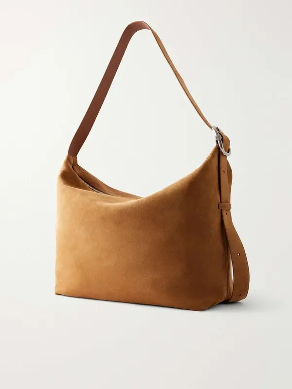 Loewe Loop Large Suede Shoulder Bag