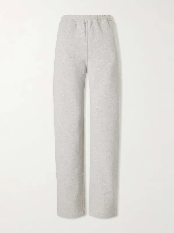 JIL SANDER Cotton-jersey Wide-leg Sweatpants