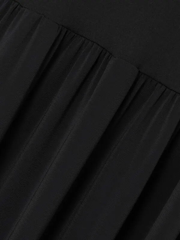 ERES Oda Peau Douce And Stretch-jersey Coverup - Black