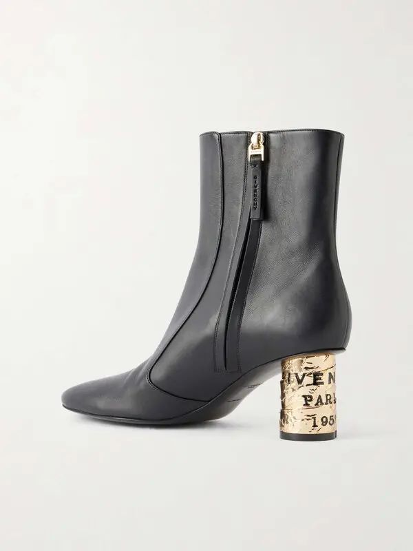Givenchy Tape 65 Leather Ankle Boots