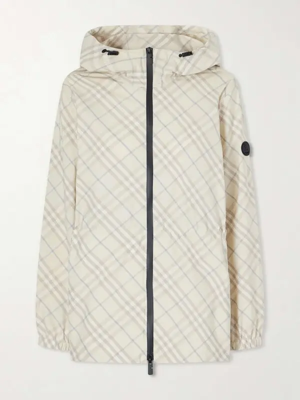 Burberry Checked Shell Jacket