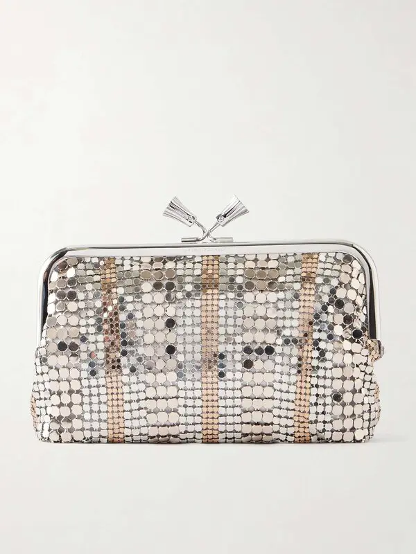 ANYA HINDMARCH Maud Tassel Chainmail Clutch