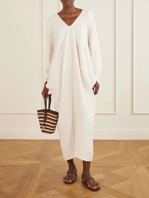 THE FRANKIE SHOP Lila Kaftan Ponte Maxi Dress