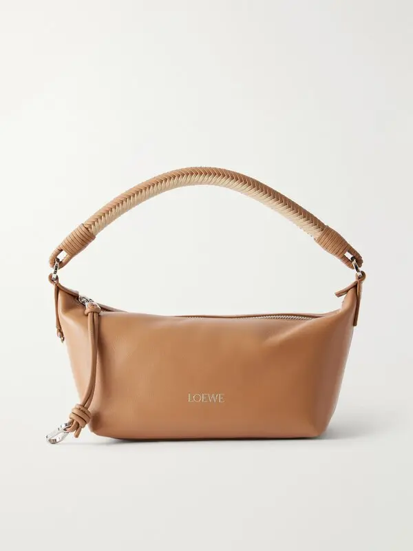 Loewe Cala Leather Shoulder Bag - Brown
