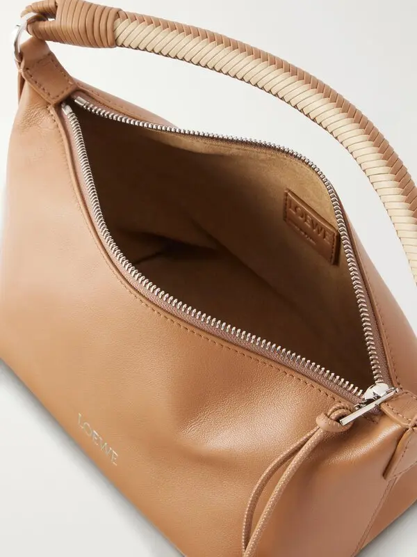 Loewe Cala Leather Shoulder Bag - Brown