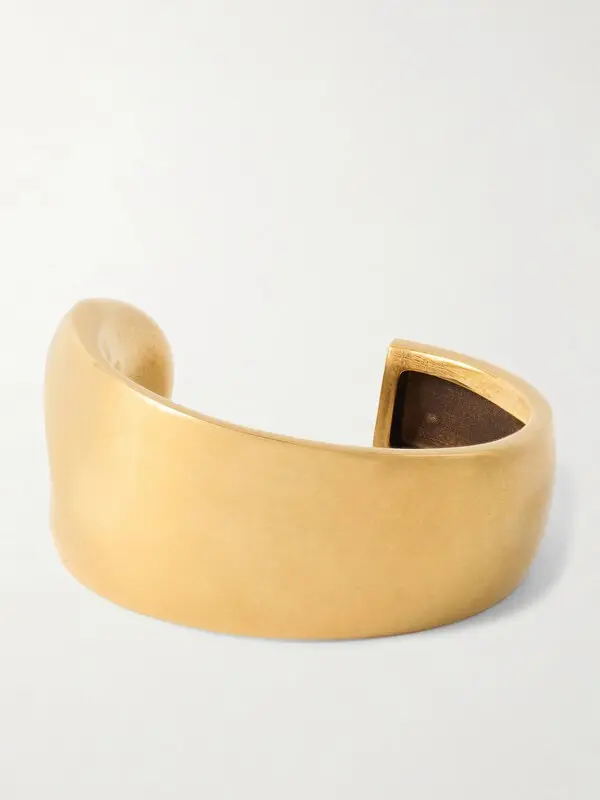 Khaite Keefe 18k -plated Brass Cuff Bracelet - Gold