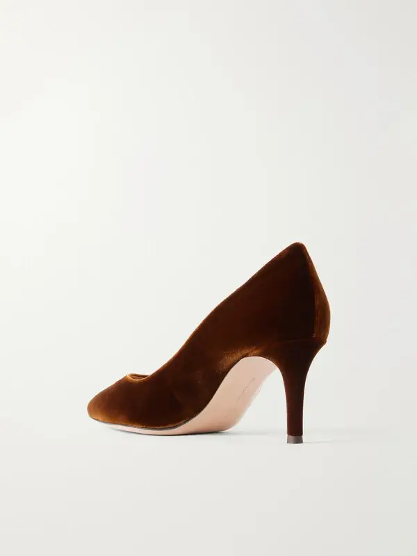 GIANVITO ROSSI 70 Velvet Pumps