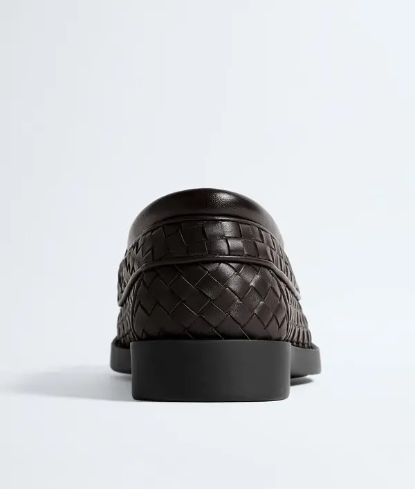 Bottega Veneta Woven Leather Boat Shoes