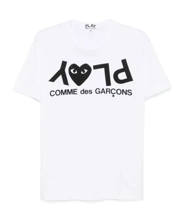 Comme Des Garçons Short-sleesleeved T-shirt - White