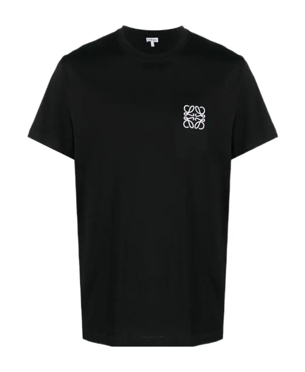 Loewe Logo Embroidered Crewneck T-shirt