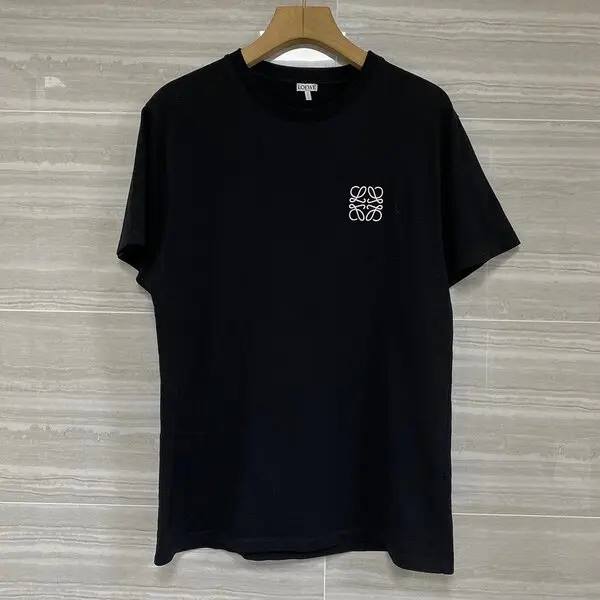Loewe Logo Embroidered Crewneck T-shirt