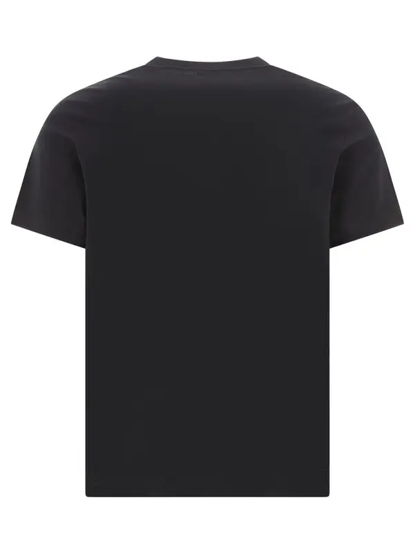 Loewe Logo Embroidered Crewneck T-shirt - Black