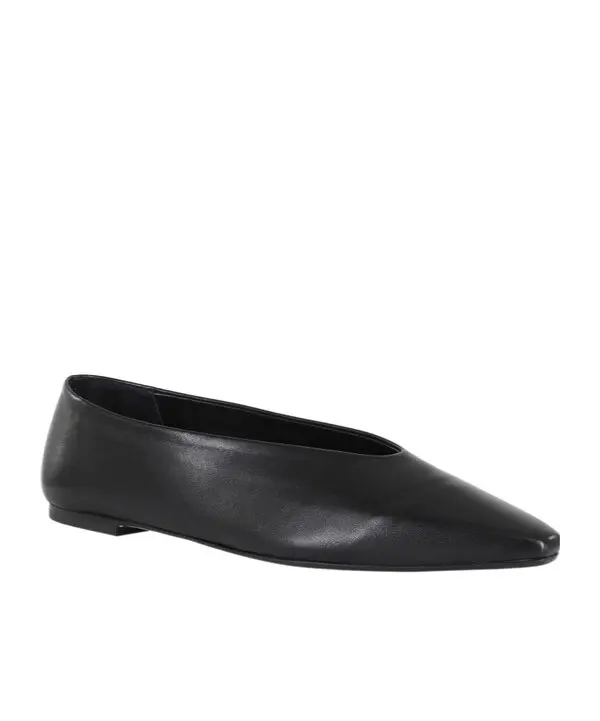 AeydĒ Betty Leather Ballerina Flats