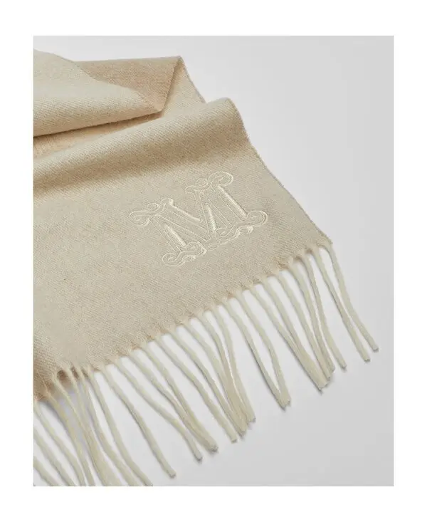 Max Mara Logo Tassel Scarf