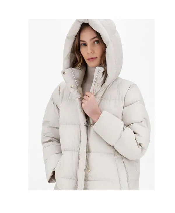 Max Mara Nigella Long Hooded Down Jacket