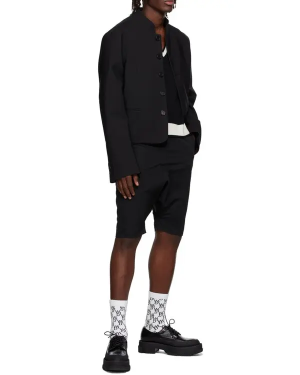 We11Done Logo-patch Wool-blend Vest